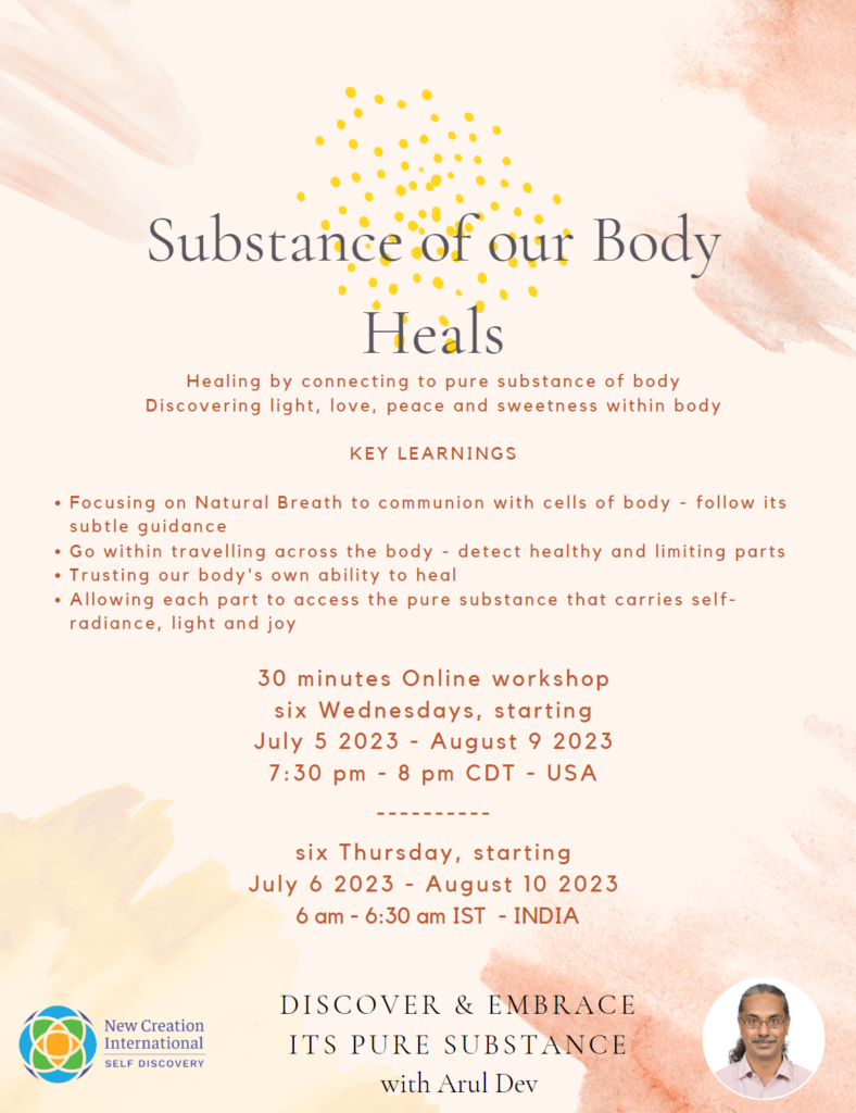 New Creation International – Self Awareness